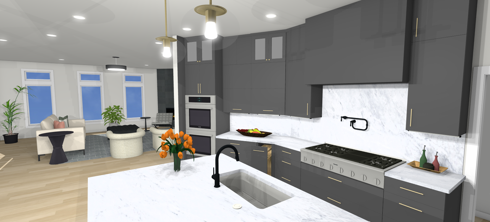 Project Reveal – Caviar Tuesday Kitchen | monarchlaneinteriors.com