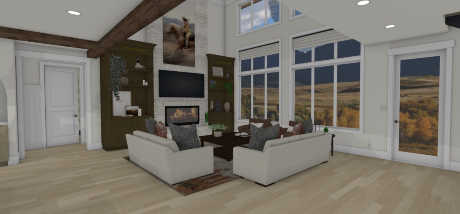 Yellowstone-Living Room Designed by a Show | monarchlaneinteriors.com