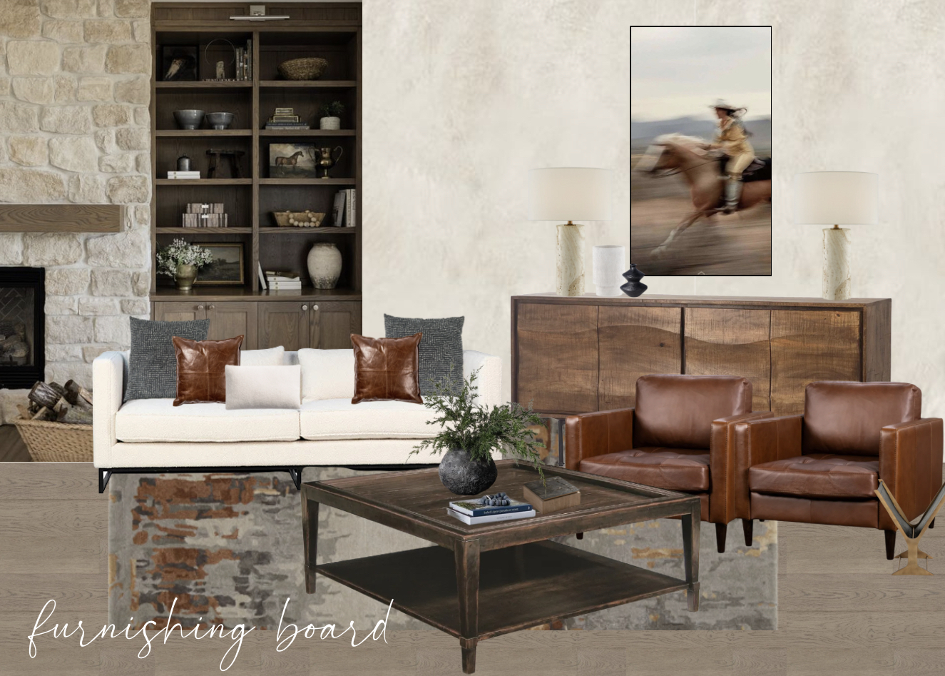 Yellowstone-Living Room Designed by a Show | monarchlaneinteriors.com